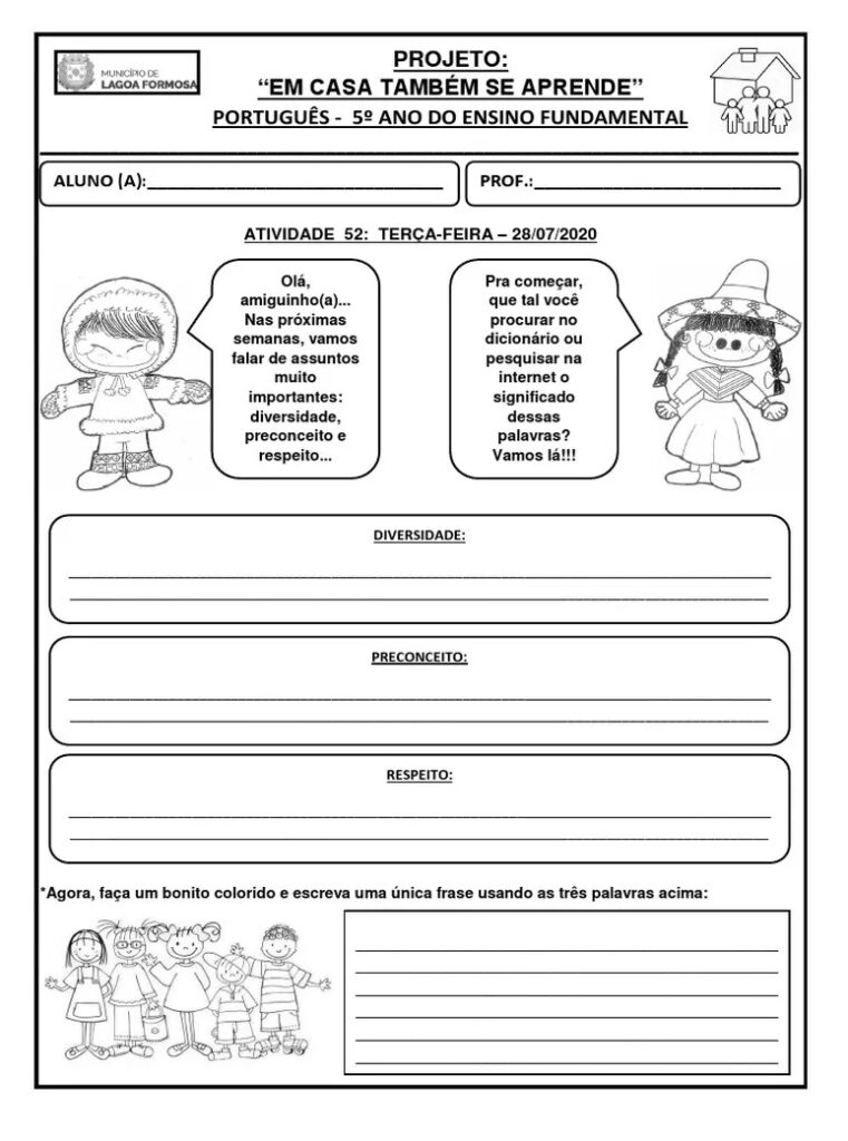 Atividade Sobre Respeitar As Diferenças Confira As Melhores